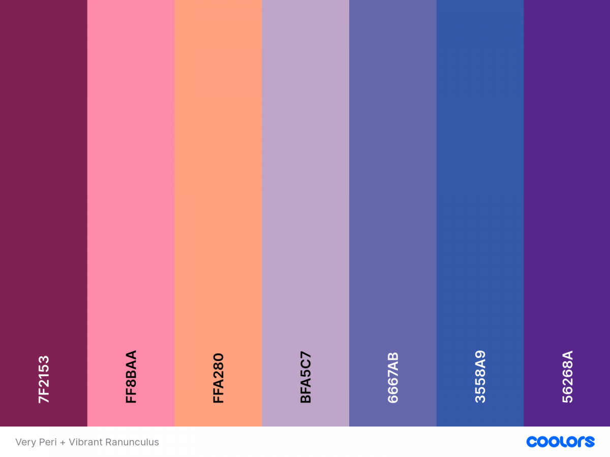 Playing with Very Peri: 2022's Pantone of the Year - Wild Blossoms Studio